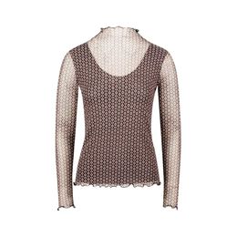 Zero Mesh-Shirt mit grafischem Print in CreamBrown | Gr.: 36
