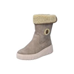 Rieker Plateau Stiefeletten in Beige | Gr.: 40