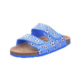 BE MEGA Bio-Pantolette in blau | Gr.: 27