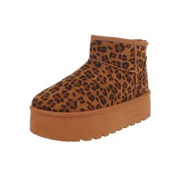 Ital-Design High Heel in Camel und Braun | Gr.: 38