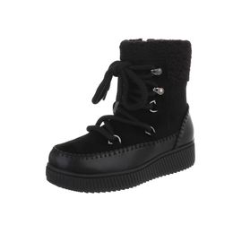 Ital-Design Stiefelette in Schwarz | Gr.: 37