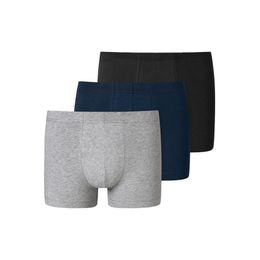 Schiesser Retro Short / Pant 95/5 Essentials - Organic Cotton in Schwarz / Blau / Grau | Gr.: XL