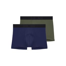 HOM Retro Short / Pant Supersoft in Dunkelblau / gr&uuml;n | Gr.: XL
