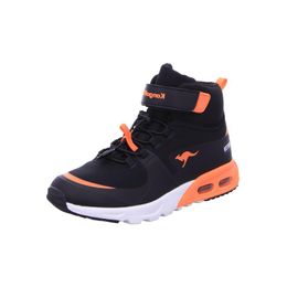 Kangaroos Hightop-Sneaker in jet black/neon orange | Gr.: 38