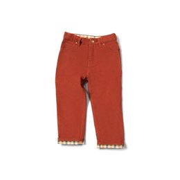 Little Green Radicals Cordgef&uuml;tterte Jeans in Orange | Gr.: 18-24 MONATE