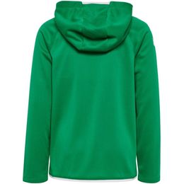 Hummel Kinder Hoodie "Core 2.0 Zip Hoodie" in Gr&uuml;n | Gr.: 116