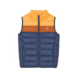 Color Kids WAISTCOAT QUILTED COLORBLOCK in Orange | Gr.: 140