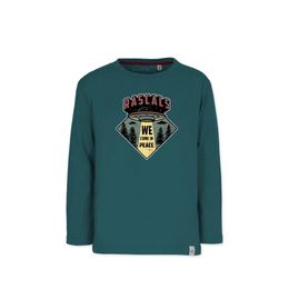 Band of Rascals Longsleeves " We Come In Peace " in racing-green | Gr.: 158