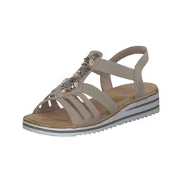 Rieker Komfort Sandalen in Beige | Gr.: 38