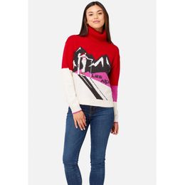 Krimson Klover Pullover Les Alpes Turtleneck in racing red | Gr.: M