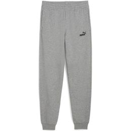 Puma Sporthose "ESS No.1 Logo Sweatpants TR B" in Grau | Gr.: 176