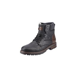 Rieker Winterstiefeletten in schwarz/toffee/granit | Gr.: 46