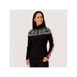 Krimson Klover Strickpullover Summit 2.0 Zip Neck in black | Gr.: L