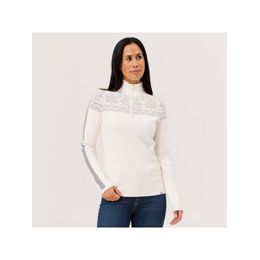Krimson Klover Strickpullover Summit 2.0 Zip Neck in snow | Gr.: M