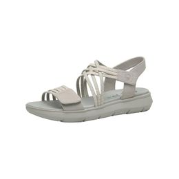Jana Coshy Sorgenfrei &ndash; Die Hallux-freundliche Sandale in STONE | Gr.: 37