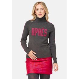Krimson Klover Pullover Annika Turtleneck in h. charcoal | Gr.: S