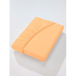 WITT WEIDEN Spannbetttuch in apricot | Gr.: 90x190 cm - 100x200 cm