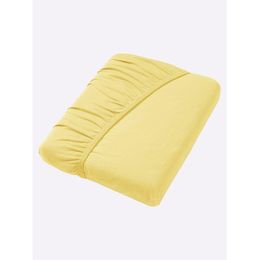 WITT WEIDEN Spannbetttuch in zitrone | Gr.: 180-200 x 200 cm