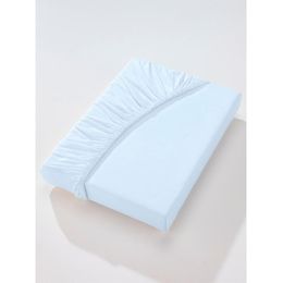 WITT WEIDEN Spannbetttuch in hellblau | Gr.: 180-200 x 200 cm