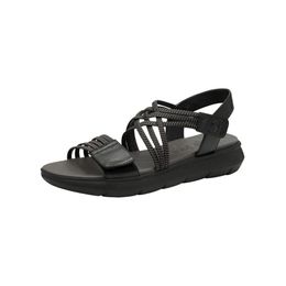 Jana Coshy Sorgenfrei &ndash; Die Hallux-freundliche Sandale in BLACK | Gr.: 38