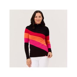 Krimson Klover Strickpullover Riva Zip Neck in black | Gr.: S