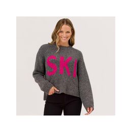 Krimson Klover Alpaka-Strickpullover Ski Sweater in medium gray | Gr.: XL