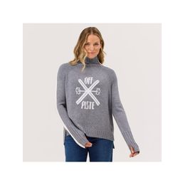 Krimson Klover Strickpullover Off-Piste Turtleneck in heather grey | Gr.: L