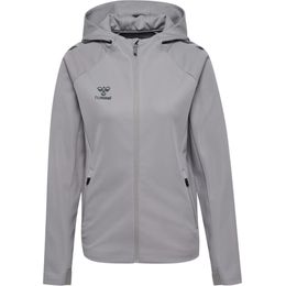 Hummel Rei&szlig;verschluss Jacke Hmlcima Damen in ALLOY | Gr.: XL