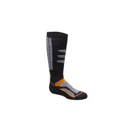 Yuhu Kinder Thermo Skisocken aus Baumwolle, warm & atmungsaktiv in Orange | Gr.: 39-42