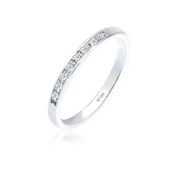 Elli DIAMONDS Ring 925 Sterling Silber Verlobungsring in Wei&szlig; | Gr.: 56