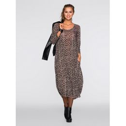 WITT WEIDEN Kleid in sesam-schwarz-gemustert | Gr.: 38
