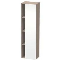 Duravit DuraStyle Hochschrank 1249, 1 Dreht&uuml;r, Anschlag rechts, H&ouml;he: 1800mm, Tiefe: 360mm, DS1249R1843, Farbe: Wei&szlig; Matt / Basalt Matt