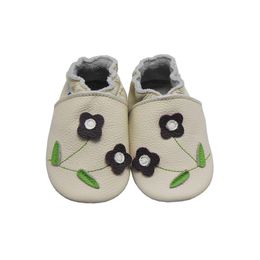Yihakids Baby Krabbelschuhe aus Leder, weiche Lauflernschuhe mit rutschfester Sohle | Gr.: 19/20