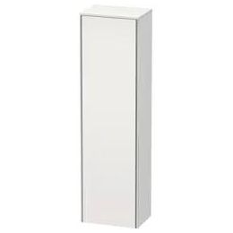 Duravit XSquare Hochschrank, 1 T&uuml;r Anschlag rechts, 4 Glasfachb&ouml;den, 500x1776x356mm, XS1313R3939, Farbe: Nordic Wei&szlig; Seidenmatt Lack