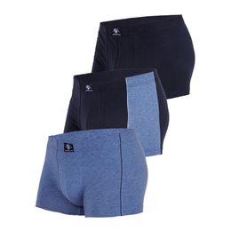 Haasis Bodywear 3er-Set: Pants in navy/jeansmeliert | Gr.: XL