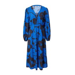 B.Young Kleid 'IBINE' Damen Gr&ouml;&szlig;e 42 blau / schwarz Winterkleid