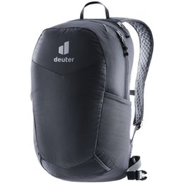 Wanderrucksack Deuter "SPEED LITE 13", schwarz, Rucks&auml;cke, Damen, Obermaterial: 100% Polyamid, mit Innenfach und zwei Seitentaschen, mit abnehmbarem H&uuml;ftgurt