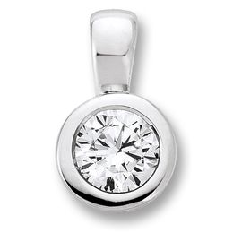 Kettenanh&auml;nger ONE ELEMENT "Zirkonia Anh&auml;nger aus 925 Silber", silber, Schmuckanh&auml;nger, Damen, mit Zirkonia, Silber 925 (Sterlingsilber), Kettenanh&auml;nger, Symbolische Note &ndash; harmonisch gestaltet mit Liebe zum Detail