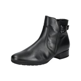 Stiefelette Gabor COMFORT "Gabor Comfort Stiefelette Nappaleder", Damen, Gr. 40, schwarz, Nappaleder, Schuhe Stiefelette