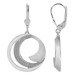 Adelia&acute;s Paar Ohrh&auml;nger ADELIA&acute;S "Damen Ohrh&auml;nger aus poliertem 925 Sterling Silber und Zirkonia", silber, Ohrringe, Damen, Damen, Silber 925 (Sterlingsilber)