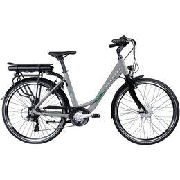 Z&uuml;ndapp E-Bike Z&Uuml;NDAPP "Z503" Gr. 46, grau, Elektrofahrr&auml;der, Damen, 46cm, 26 Zoll (66,04cm), Pedelec, Elektrofahrrad f&uuml;r Damen und Herren