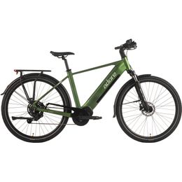 E-Bike Adore "28" Alu Trekking E-Bike ATX-670 Mittelmotor 60NM / 15Ah Gr&uuml;n matt" Gr. 53, schwarz (gr&uuml;n, schwarz), Elektrofahrr&auml;der, Damen, 53cm, 28 Zoll (71,12cm), Pedelec, Elektrofahrrad f&uuml;r Herren