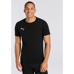 Trainingsshirt Puma "TEAMGOAL CASUALS TEE", Herren, Gr. M, schwarz-wei&szlig; (Puma schwarz, Puma wei&szlig;), Jersey, Obermaterial: 100% Baumwolle, unifarben, regular fit normal, Rundhals, Shirts, Regular Fit, Kurzarm, DryCELL-Technologie, Rundhalsausschnitt