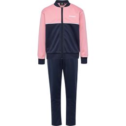 Trainingsanzug Hummel "hmlDALLAS TRACKSUIT", Jungen, Gr. 176, parisian night, Obermaterial: 100% Polyester, regular fit, Sportanz&uuml;ge Trainingsanzug, f&uuml;r Kinder