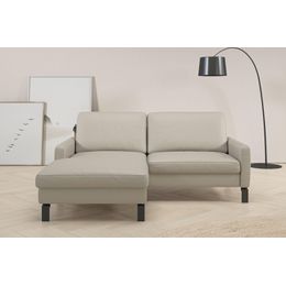 Ecksofa Home Affaire, B:194cm H:86cm T:164cmtaupe, 100% Polyester, Sofas, "Lecce, L-Form, Federkernpolsterung, Breite 194 cm", inkl.