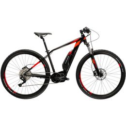 E-Bike KROSS "E-MTB Level Boost 1.0 504 29 Zoll schwarz" Gr. 41, schwarz (schwarz, schwarz), Elektrofahrr&auml;der, Damen, 41cm, 29 Zoll (73,66cm), Pedelec, Elektrofahrrad f&uuml;r Damen und Herren, MTB