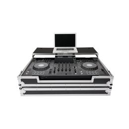 MAGMA DJ-Controller Workstation XDJ-AZ / XDJ-XZ - black/silver mit Rollen