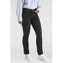 Levi's Slim-fit-Jeans LEVI'S "712 SLIM WELT POCKET", Damen, Gr. 31, L&auml;nge 30, blau (midnight gaze), Denim/Jeans, Obermaterial: 73% Baumwolle, 26% Polyester, 1% Elasthan, slim fit, Jeans Slim-fit-Jeans