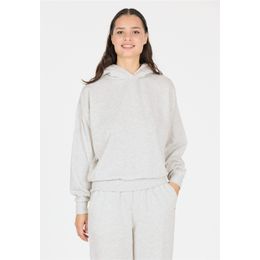 ENDURANCE ATHLECIA Sweatshirt ATHLECIA "Carmen", Damen, Gr. 34, wei&szlig;, 65% Polyester, 35% Baumwolle, meliert, normal, ohne Ausschnitt, Sweatshirts Sweatshirt, mit Cotton-Touch