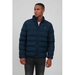 Winterjacke Blend "BHOuterwear", Herren, Gr. L, marineblaus, 100% Polyester, unifarben, regular fit normal, ohne Ausschnitt, Jacken Winterjacke, Winterjacke mit Stehkragen